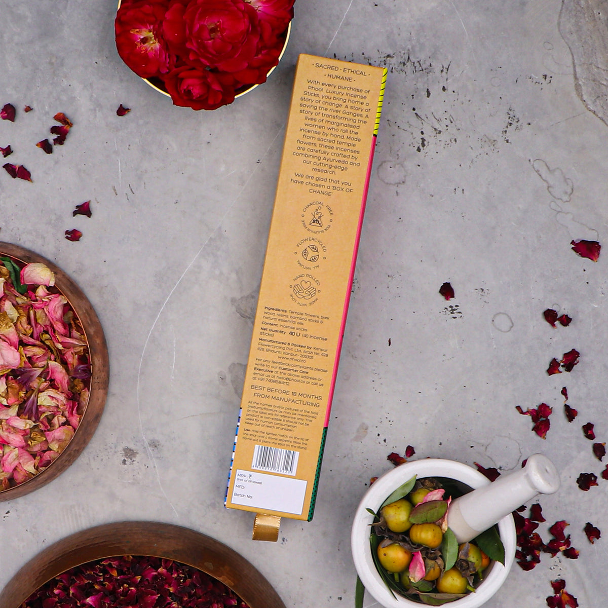 Phool Natural Incense Sticks - Indian Rose